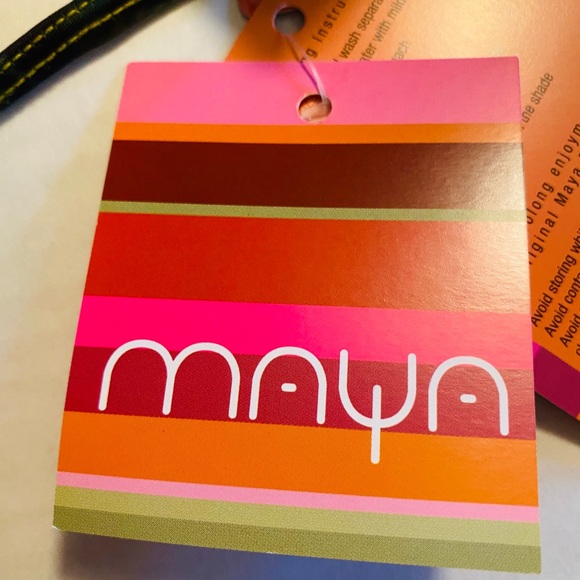 Maya | Swim | Maya Swimwear Triangle Ruffle Bikini Swim Top Nwt | Poshmark